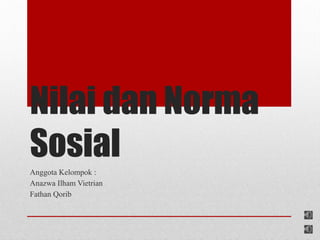 Nilai dan Norma Sosial untuk kelas 10 .pptx