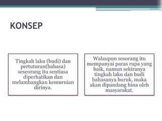 Nilai dan pemikiran (kurik kundi) | PPTX