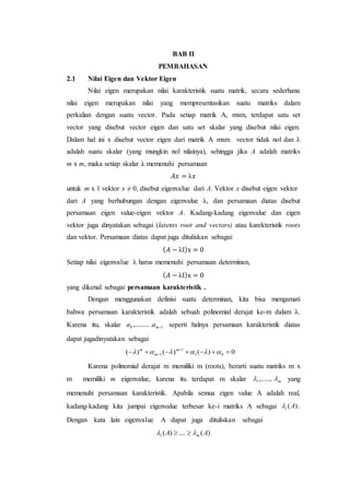 Nilai eigen dan vektor eigen | DOCX