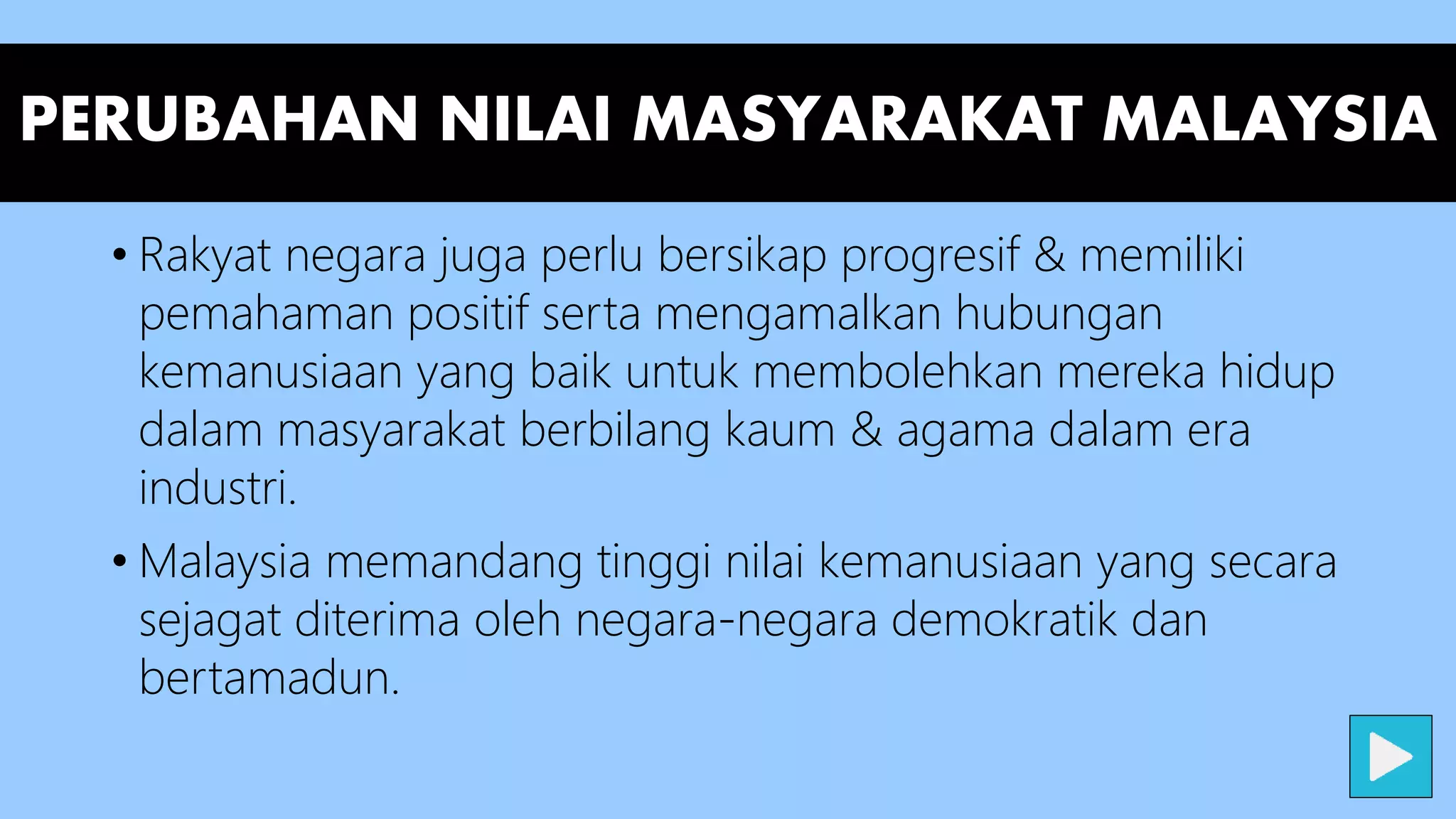 Nilai Masyarakat Malaysia | PPTX