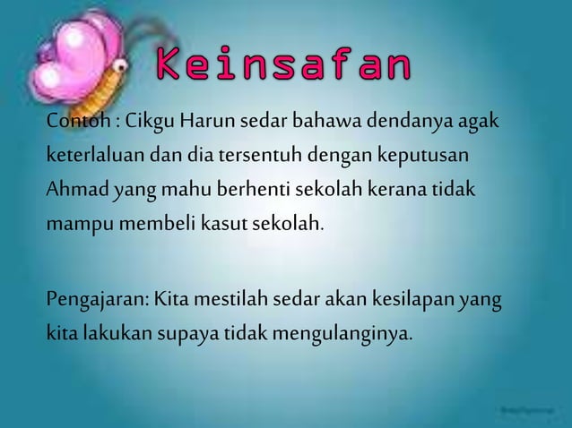 Nilai murni modal insan | PPTX