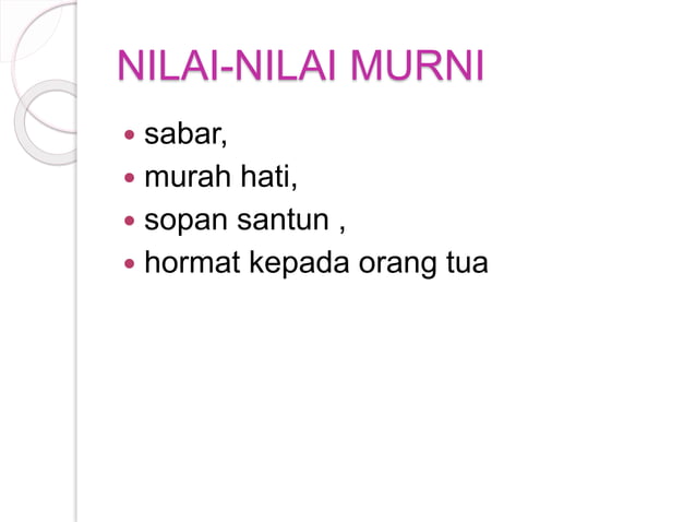 Nilai nilai murni dalam setiap agama di malaysia | PPTX