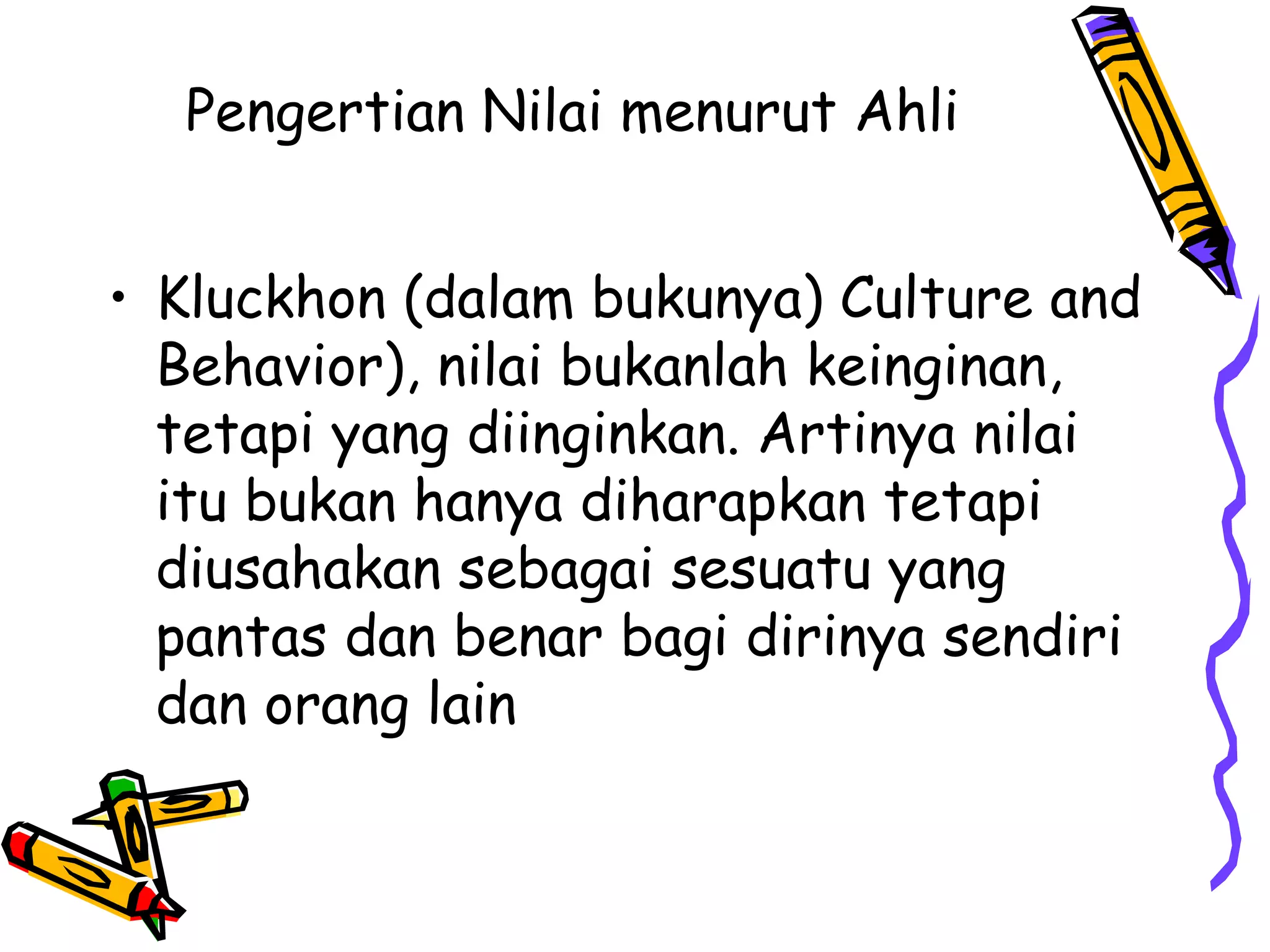 Nilai, norma dan moral | PPT