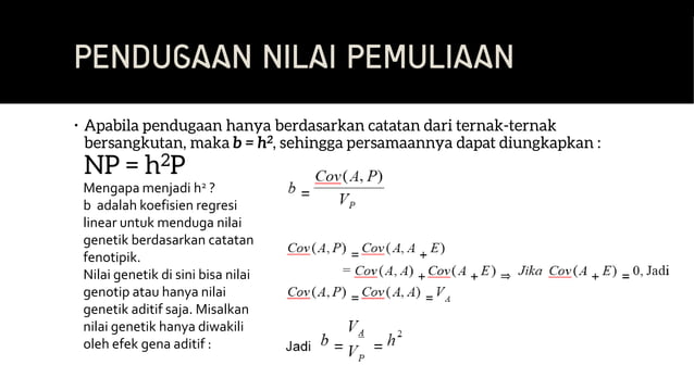 Nilai Pemuliaan | PDF