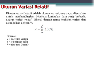 Statistika Ekonomi I : Nilai Pusat Dan Ukuran Penyimpangan | PPT