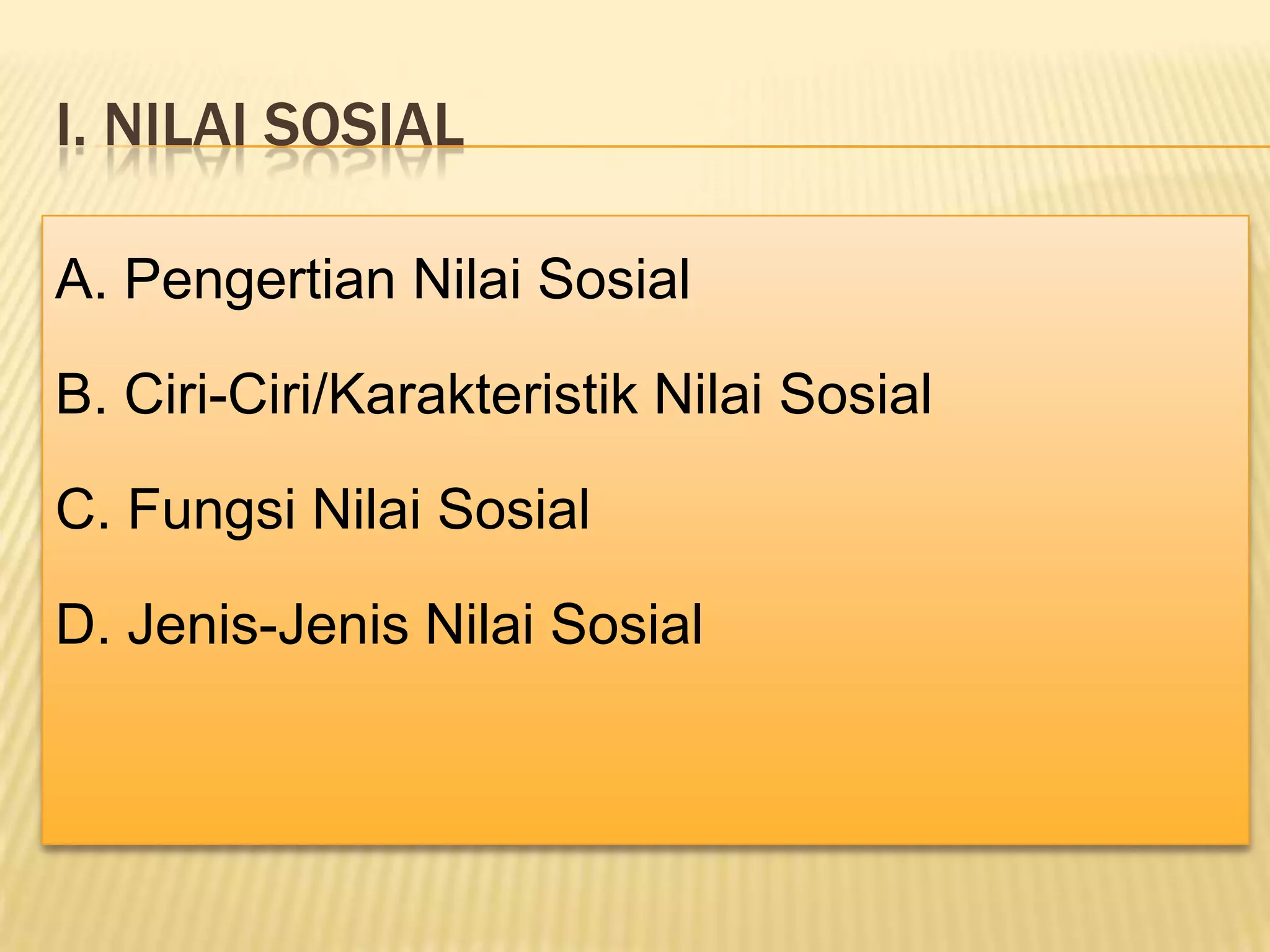Nilai sosial dan norma sosial | PPTX