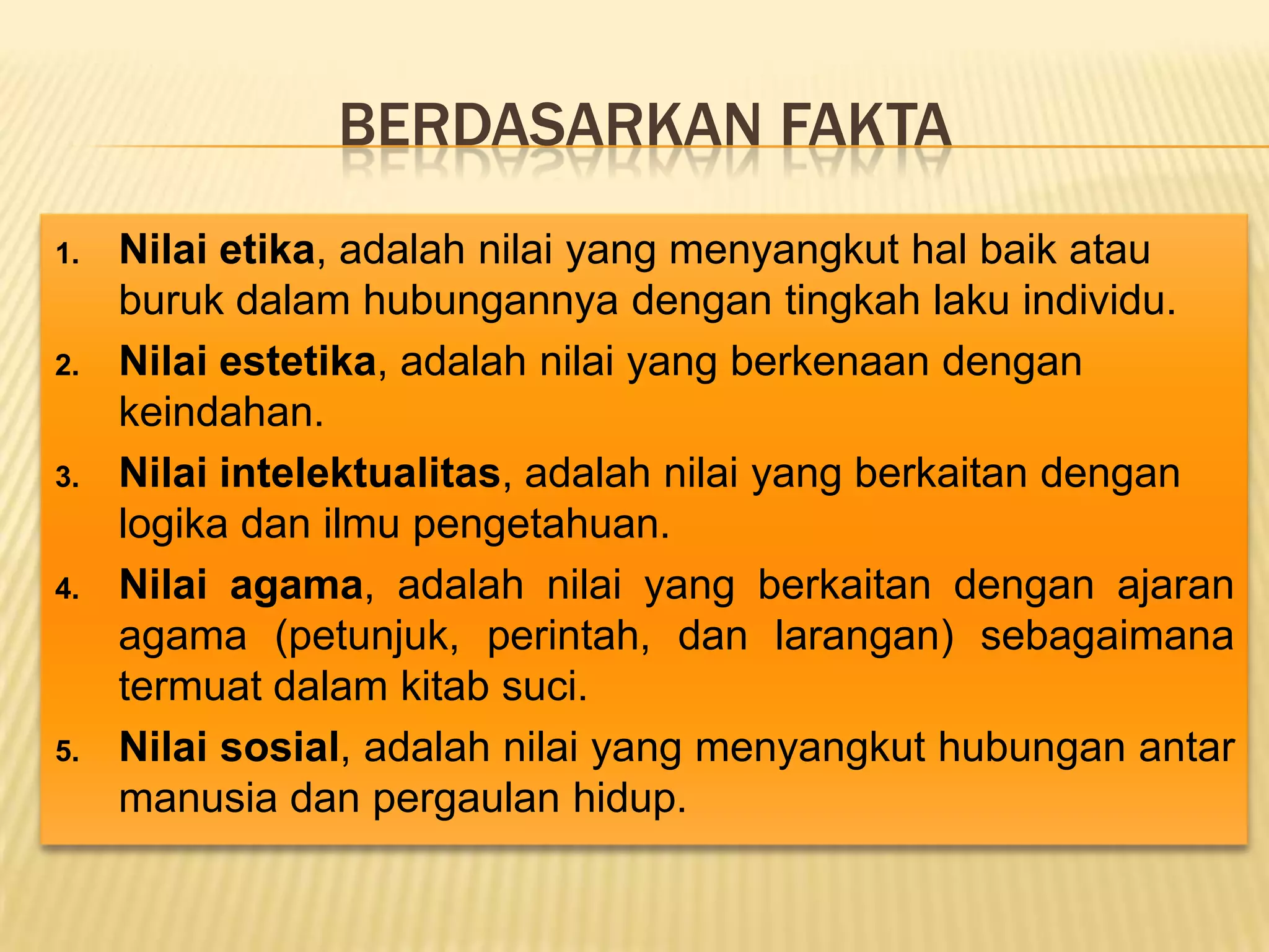 Nilai sosial dan norma sosial | PPTX