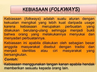 Nilai sosial dan norma sosial | PPTX