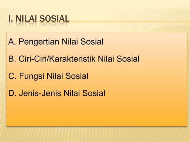 Nilai sosial dan norma sosial | PPTX