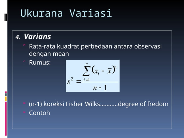 NILAI TENGAH PADA UJI STATISTIK DESKRIPTIF.ppt | Free Download