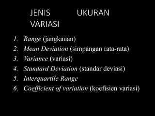 Nilai Tengah dan Ukuran Variasi Biostatistik.pptx