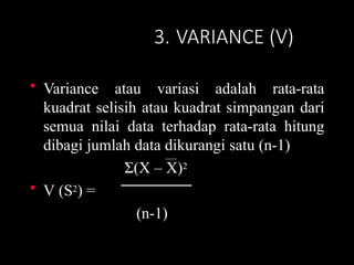 Nilai Tengah dan Ukuran Variasi Biostatistik.pptx