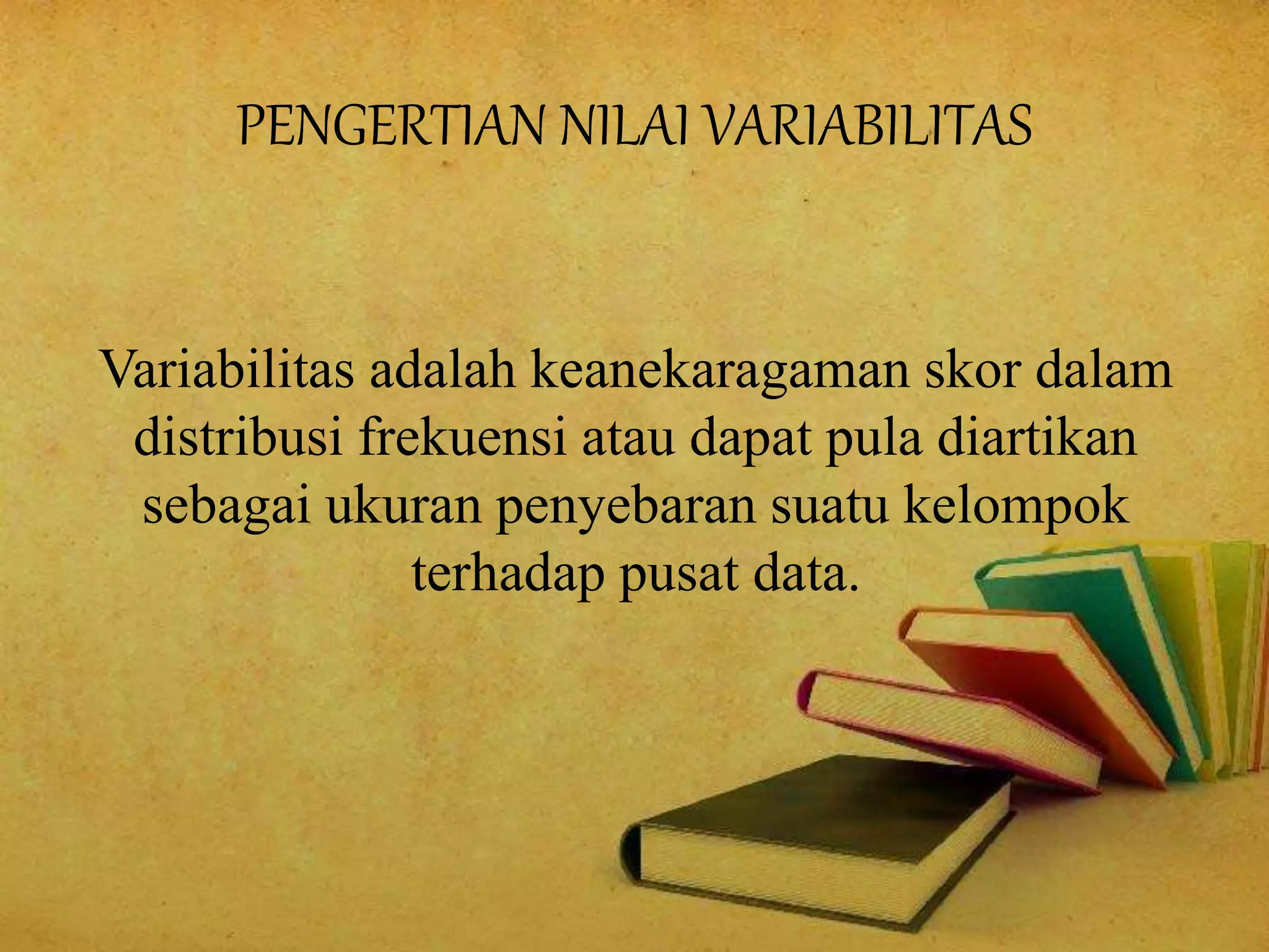 NILAI VARIABILITAS | PPTX