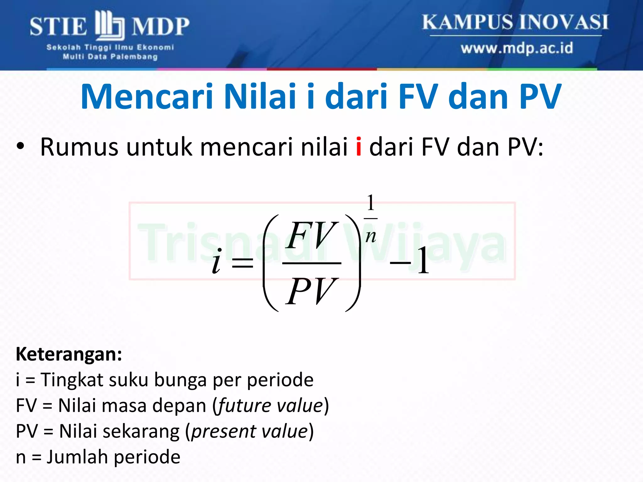 Nilai Waktu dari Uang | PDF