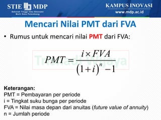Nilai Waktu dari Uang | PDF