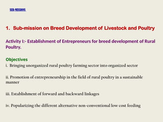 National Livestock Mission And National Agricultural Innovation Project ...