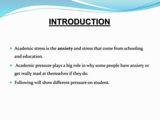 Nilakshi ppt on ACADEMIC PRESSURE TOO MUCH TO HANDLE | PPT