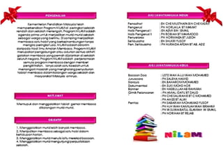 Pelancaran Pembugaran Nilam 2019 | PPTX