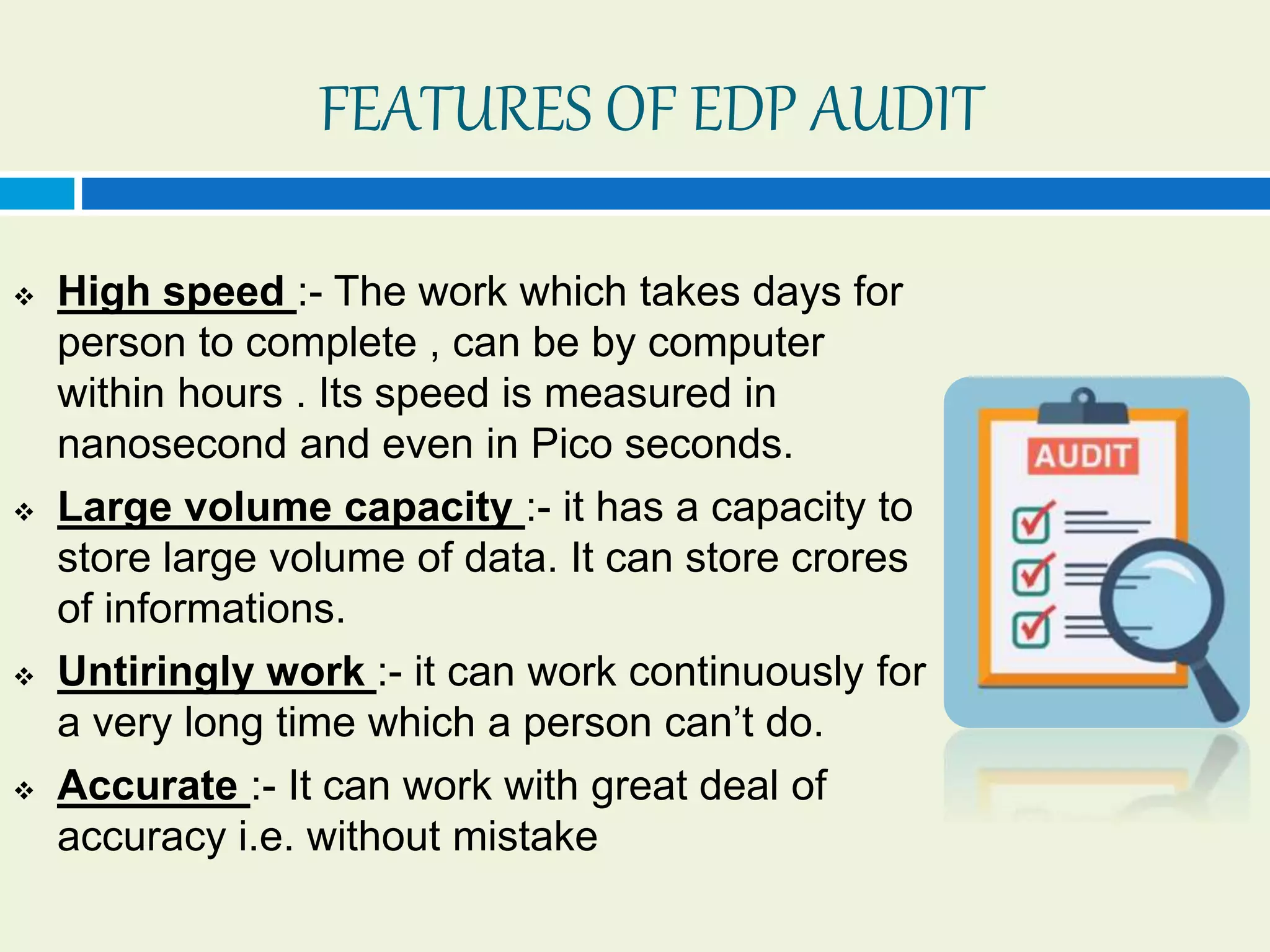 EDP AUDIT | PPTX