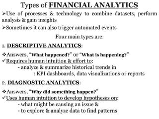 MEANING, TYPES AND IMPORTANCE OF FINANCIAL ANALYTICS | PPT
