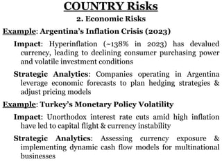 Meaning, Need & Key Components of Country Risk | PDF