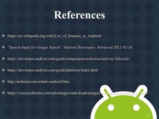 Android (Speech Recognizer) | PPT