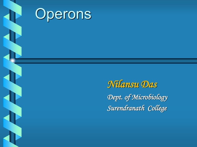 expression of genes , operon - lac operon and trp operon | PPT