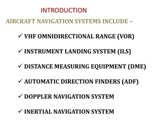 aircraft navigation equipment | PPTX