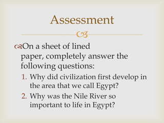 Nile geography | PPT