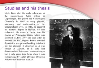 Niels Bohr Theory and its famous quotes | PPT