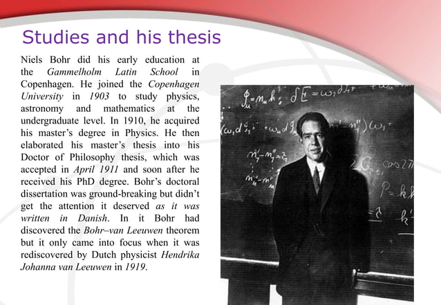 Niels Bohr Theory and its famous quotes | PPT