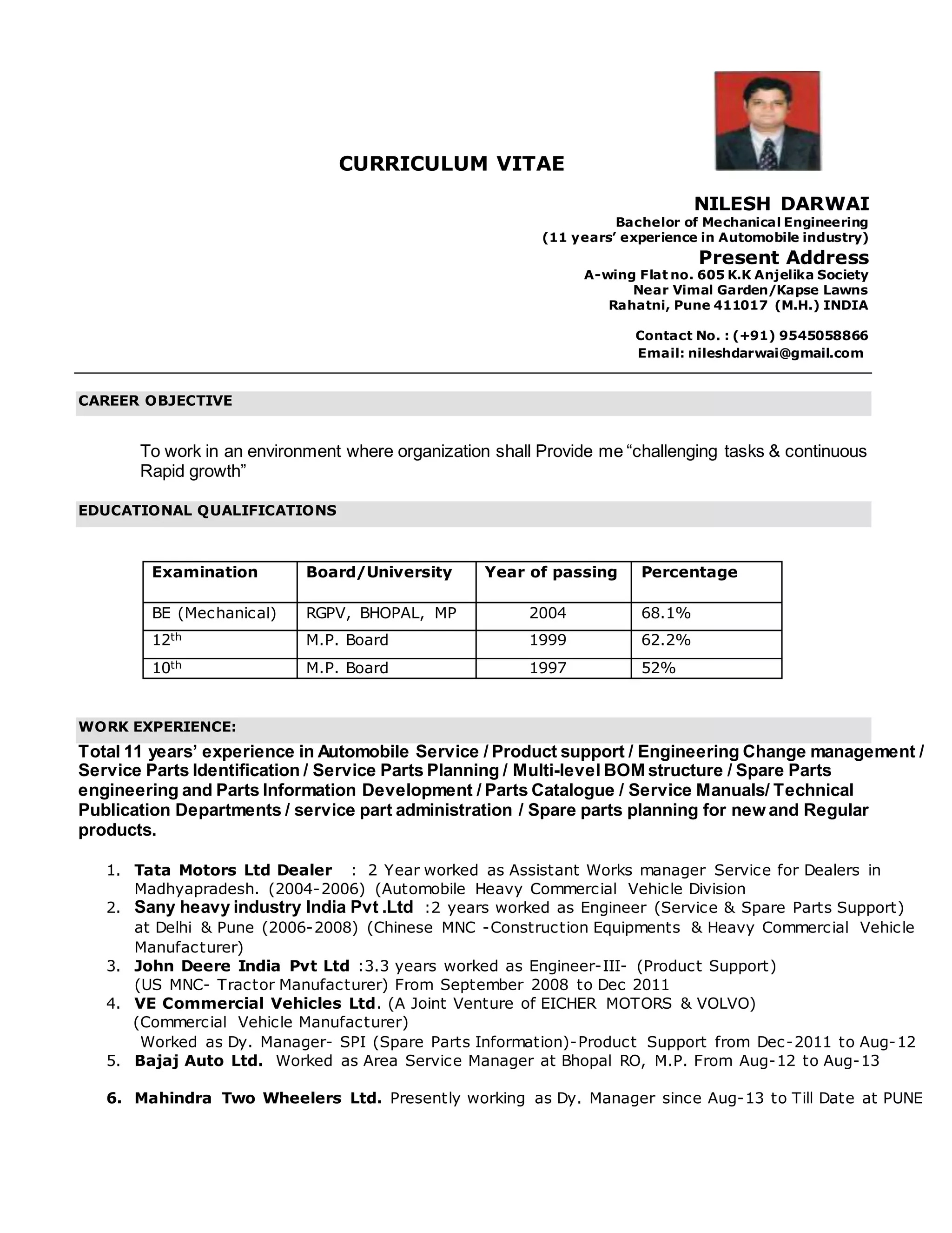 Nilesh Resume | PDF
