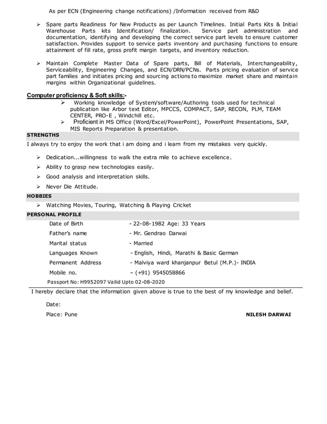 Nilesh Resume | PDF