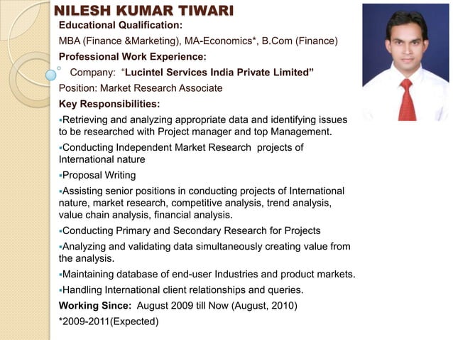 Nilesh Kumar Tiwari | PPT