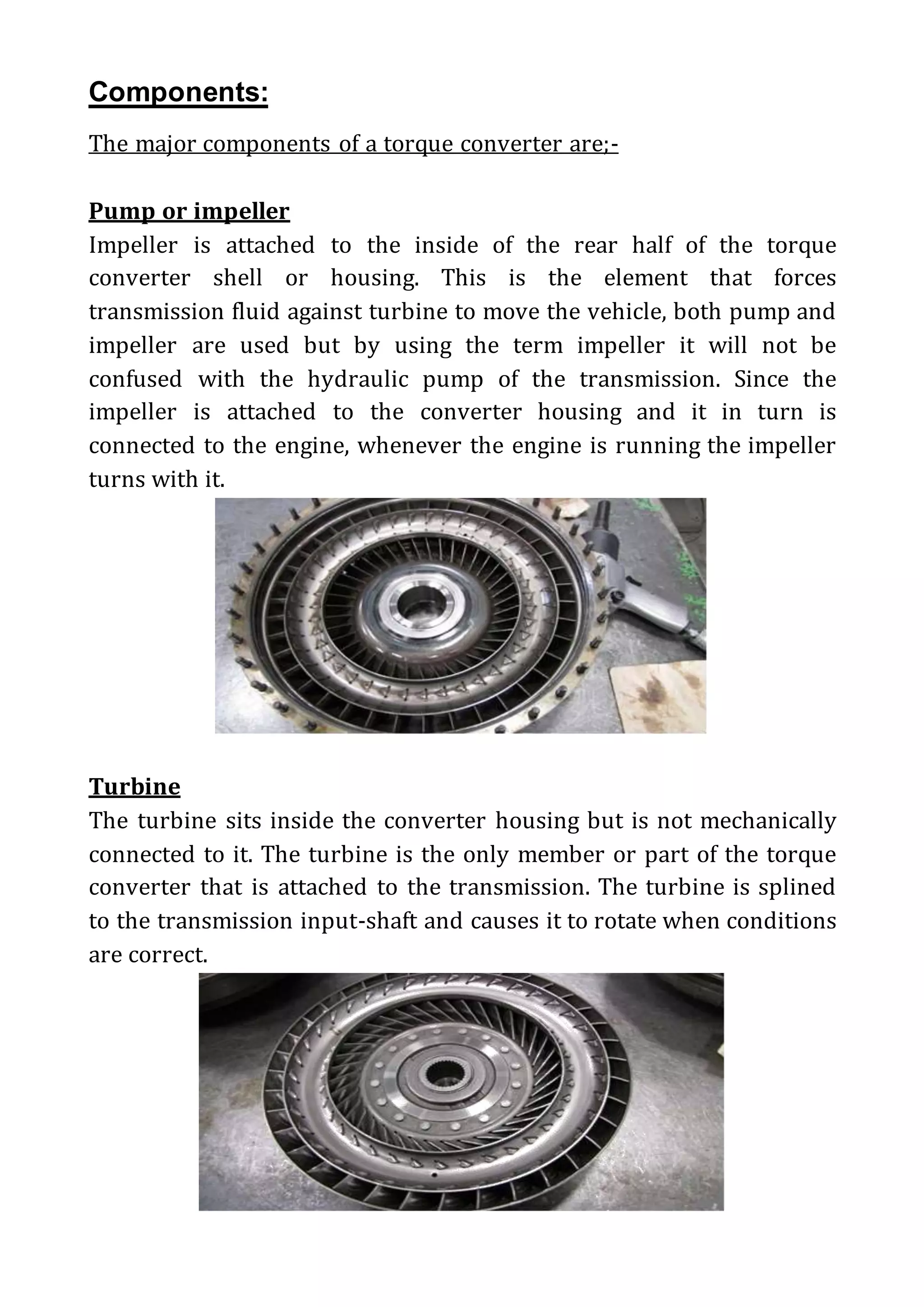 Best Seminar report on Torque converter | DOCX