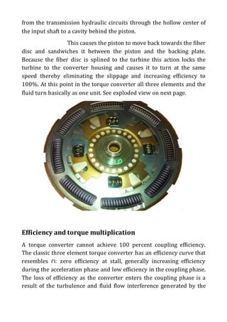 Best Seminar report on Torque converter | DOCX