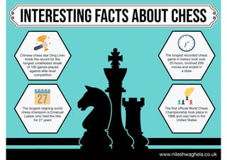 Interesting Facts About Chess | PPT