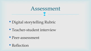 Digital Storytelling and Speaking Skills | PPT