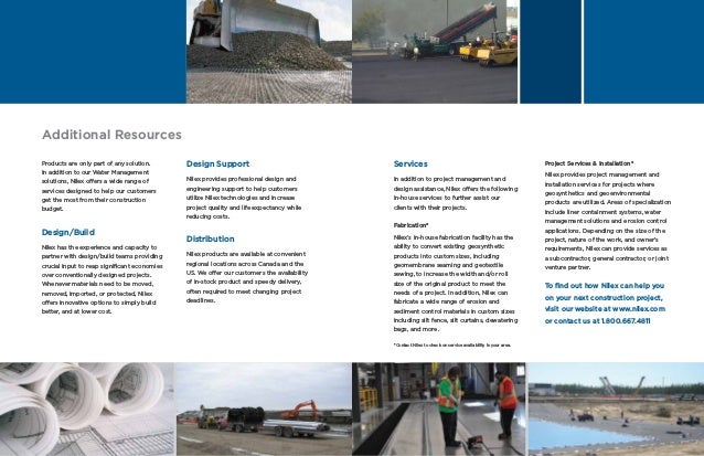 Nilex Water Management Solutions | PDF