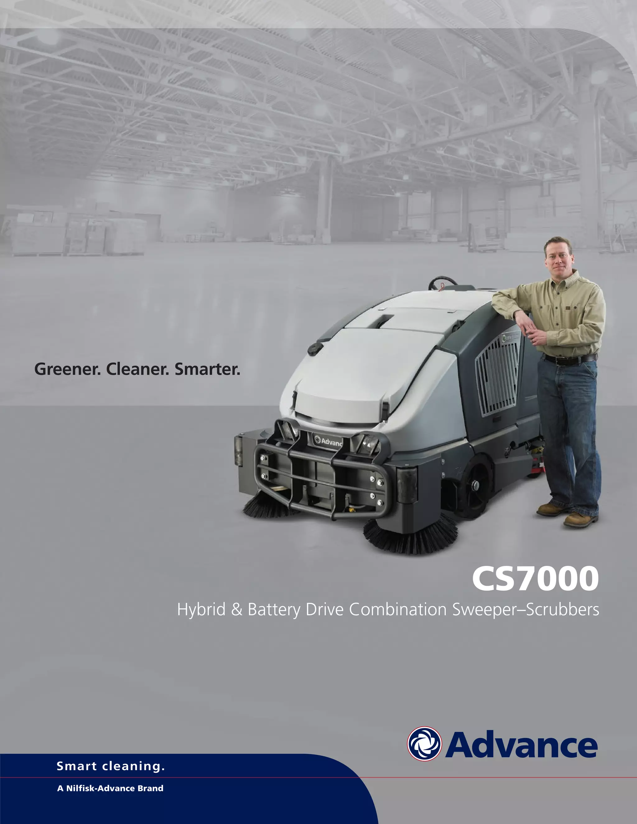 Hybrid Rider Floor Sweeper Scrubber | Sweepers Australia | PDF | Green ...