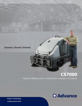 Hybrid Rider Floor Sweeper Scrubber | Sweepers Australia | PDF | Green ...