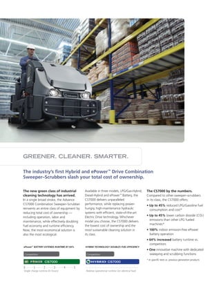 Hybrid Rider Floor Sweeper Scrubber | Sweepers Australia | PDF | Green ...