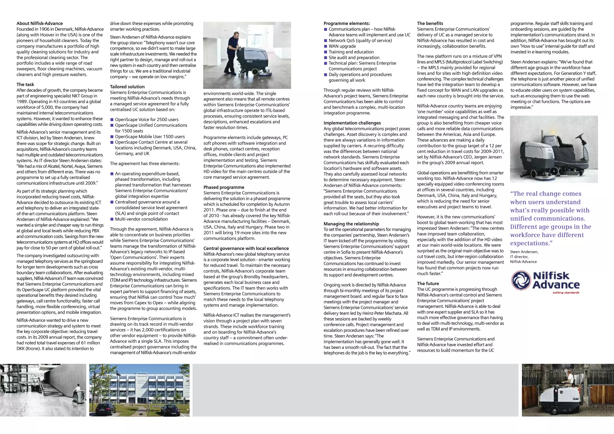 Nilfisk Case Study | PDF