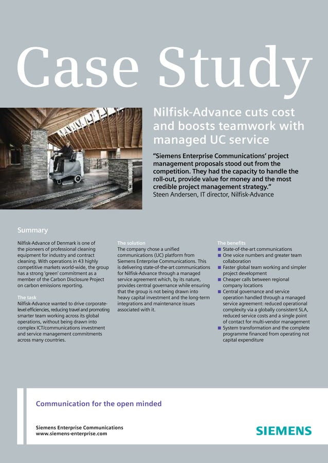 Nilfisk case study | PDF