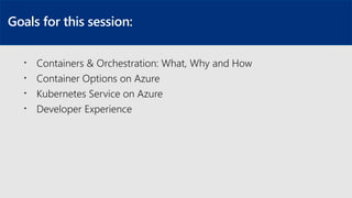 Containers and Kubernetes | PPTX