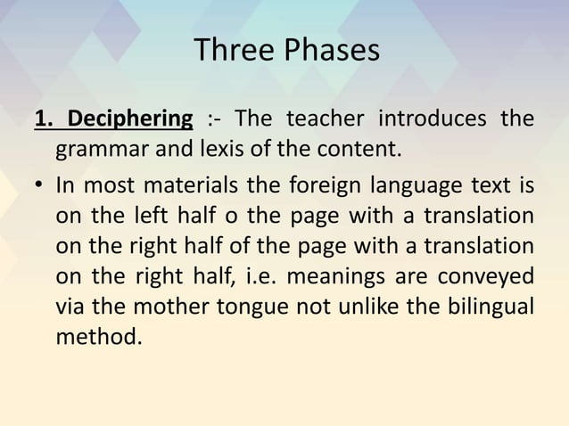 Suggestopedia- A Method Of Teaching | PPTX | Education