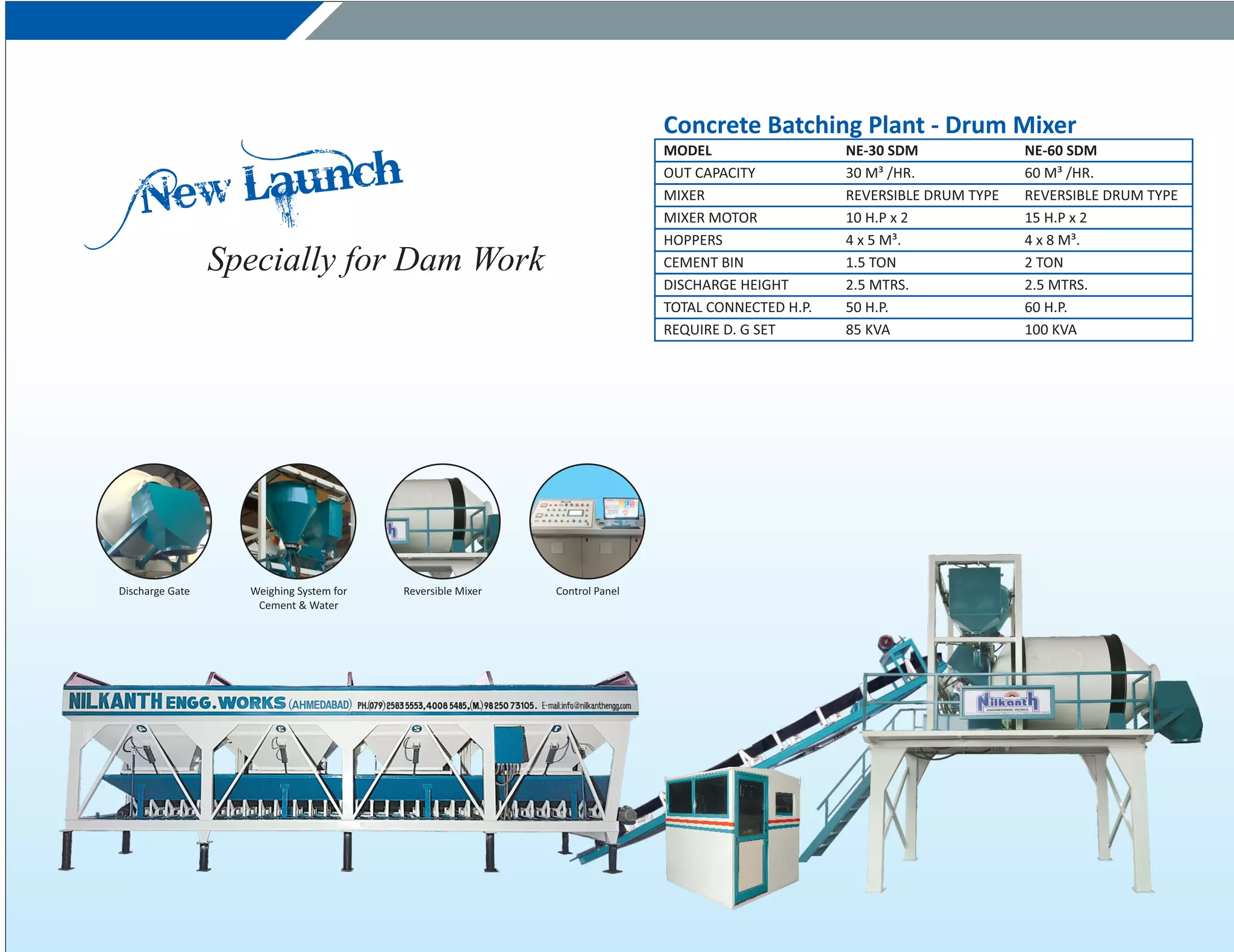 Concrete Batching Plant Manufacturer - Nilkanth Engineering works | PDF