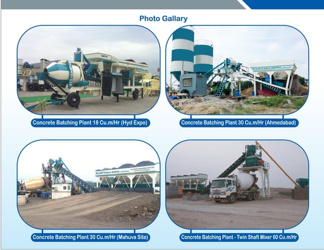 Concrete Batching Plant Manufacturer - Nilkanth Engineering works | PPT