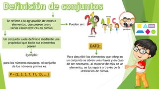 Operaciones en Conjuntos - Matemática | PPTX