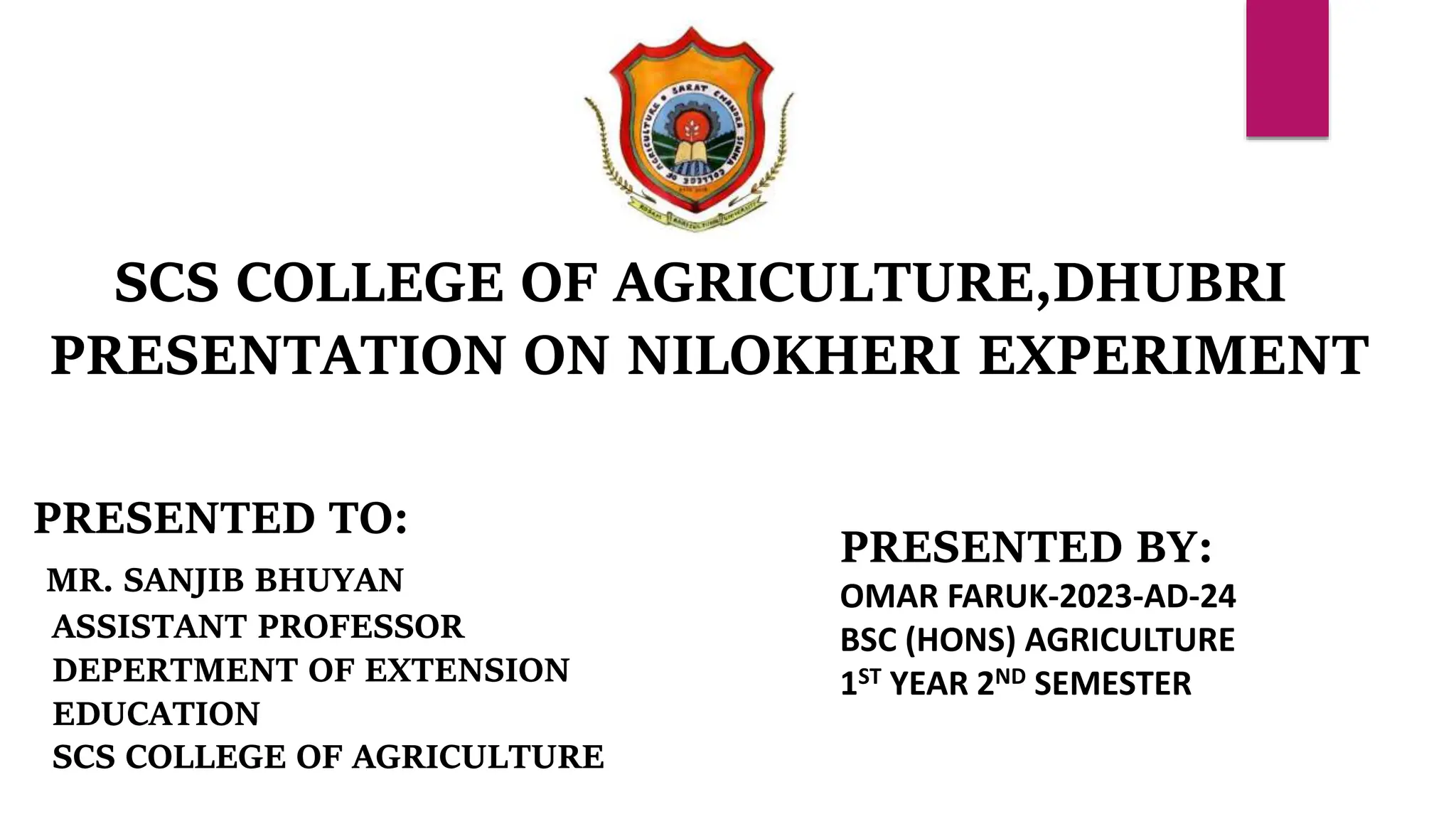 Presentation on Nilokheri experiment.pptx